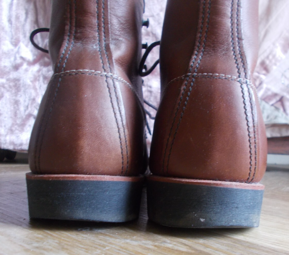 Red Wing 2954 Copper Moc Toe Amber Portage Leather Boots UK 8 US 9 EU ...