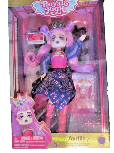 Royale High ~ AVRILLA ~ Dark Fairy ~ Fashion Doll 2024 W/ Item Code ~ 9 ...