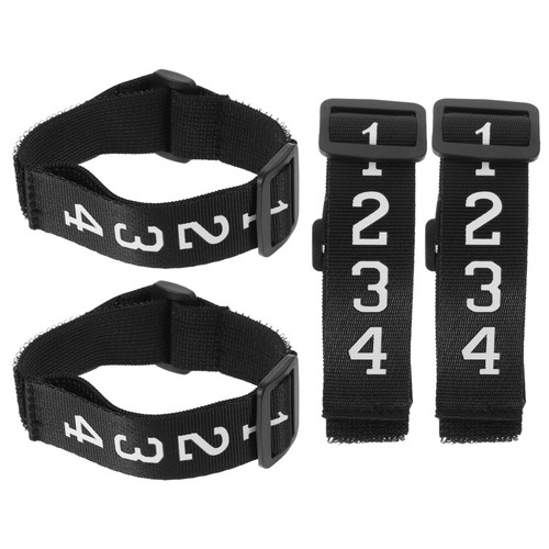 4 Pcs Referee Marking Belt Football Game Accessories Arm Bands ...
