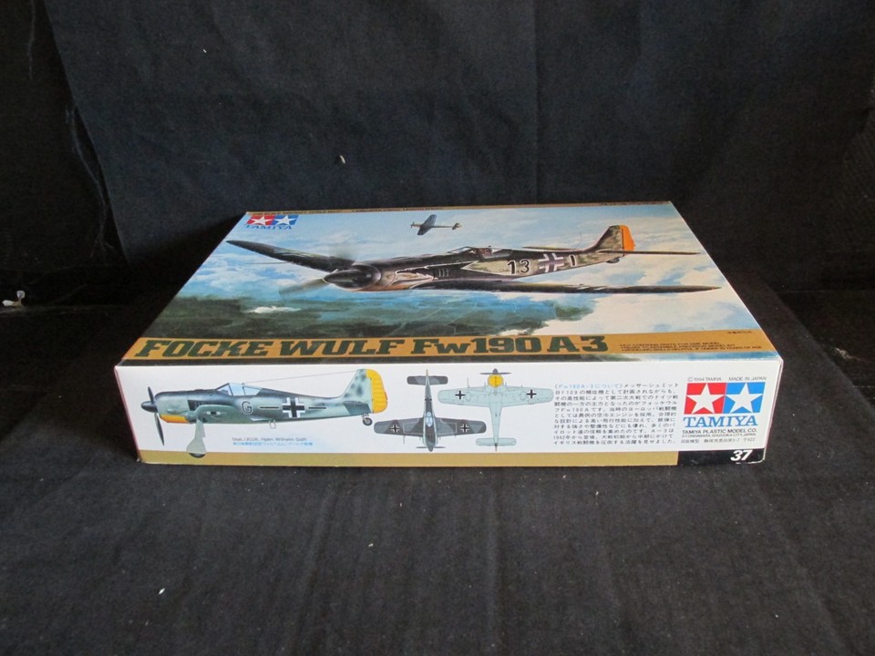 TAMIYA 61037. FOCKE-WULF Fw 190A-3. 1;48.SCALE.SEALED BAGS | eBay
