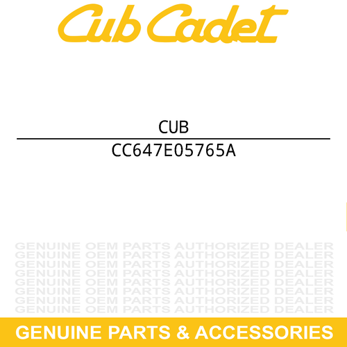 CUB CADET 647E05765A Deck Height Adjustment Rod | eBay