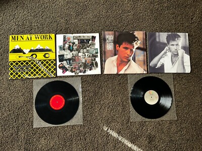 Corey Hart FIRST OFFENSE & Men At Work Vinyl LP Record Album Lot 80s ...