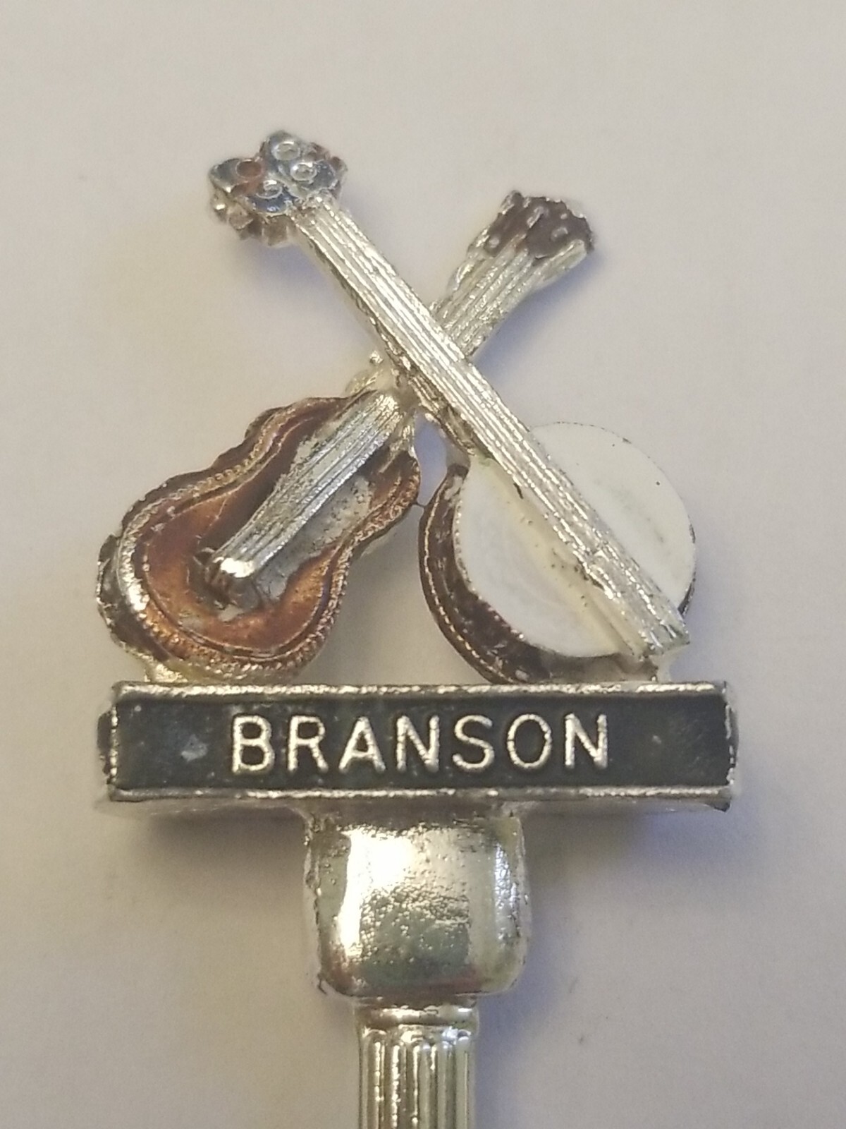 spoon Branson Missouri Guitar banjo 3D figural Vintage Souvenir US ...