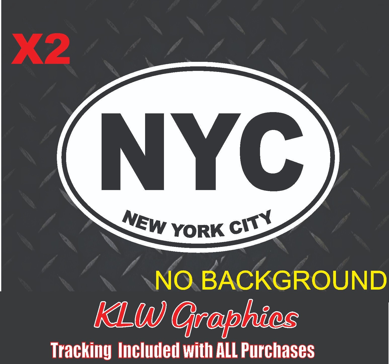 New York City Oval Vinyl Decal Sticker State Car Diesel Truck Home NY ...