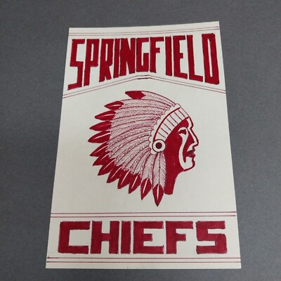 Springfield MA College Chiefs 4x6 Scrapbook Shadowbox Artwork Art | eBay