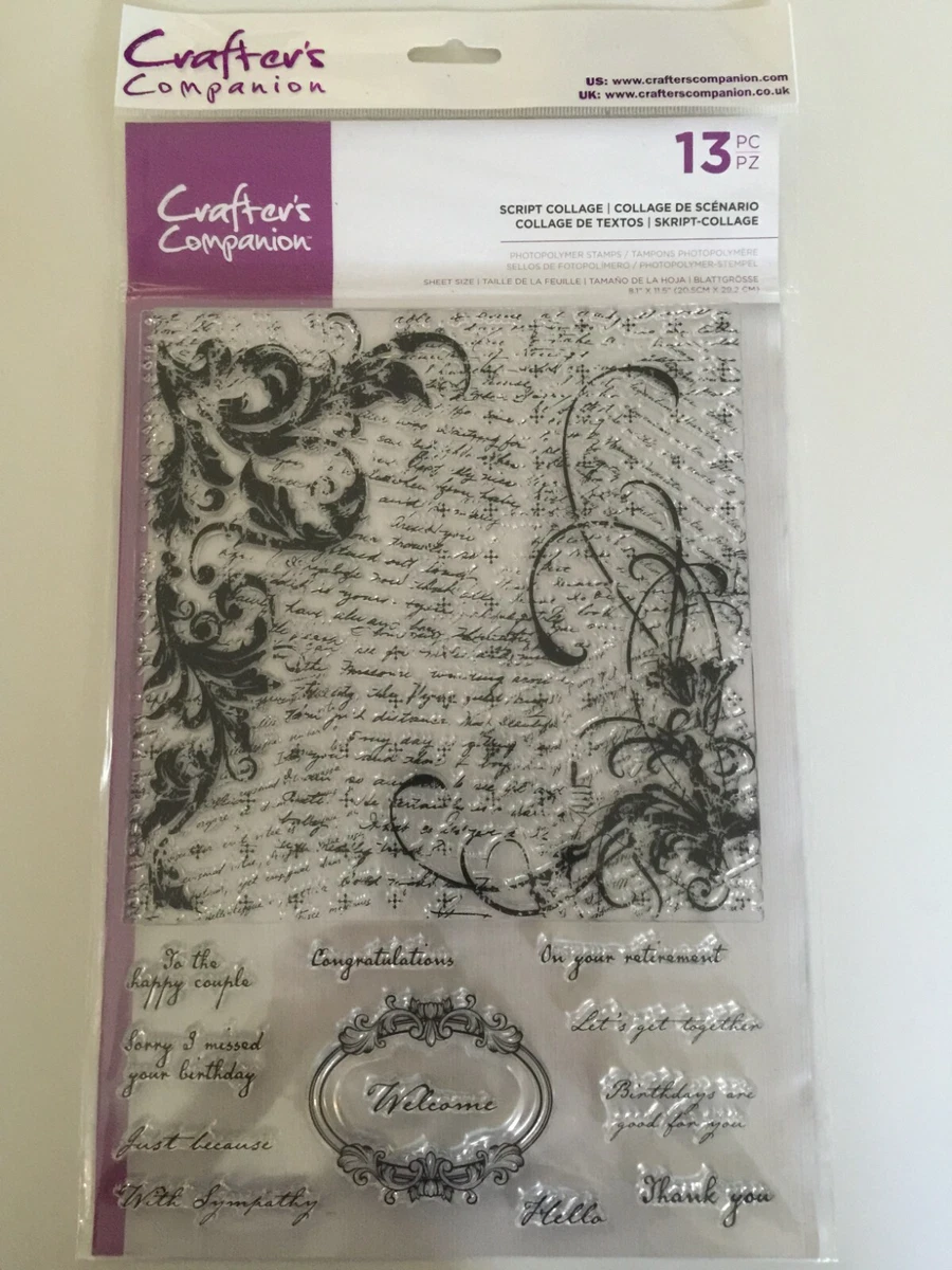 Script Background Stamp