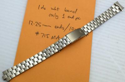 PULSAR Watch Band Replacement 12-mm with Tri-Fold 10-mm Clasp NOS Part ...