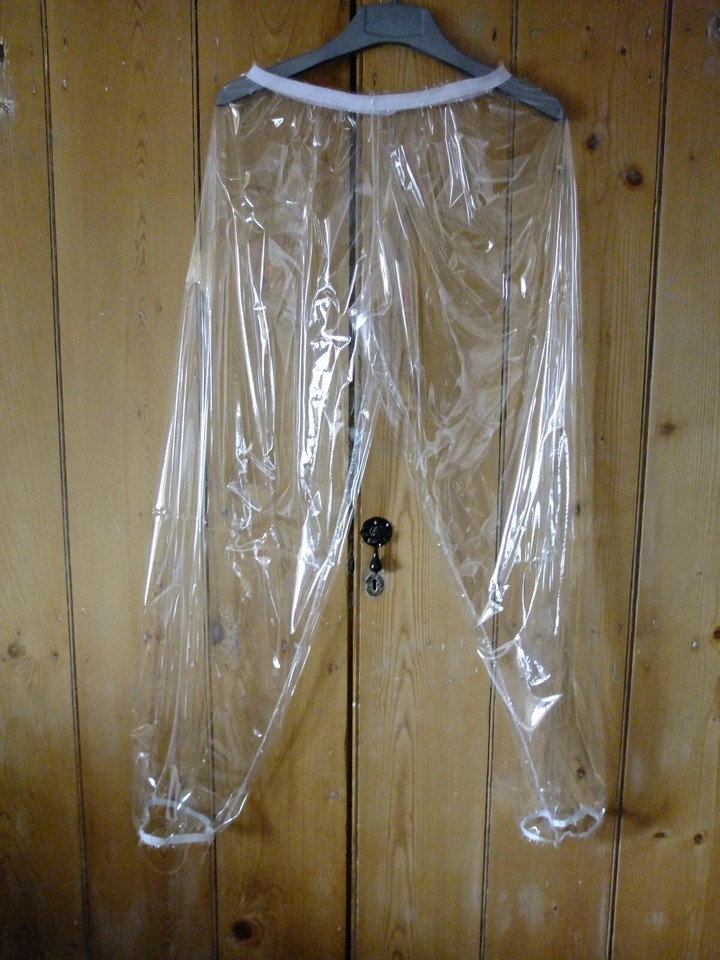 PVC Joggers Plastic Trousers Mens Pants Bottoms Vinyl Roleplay Glass ...