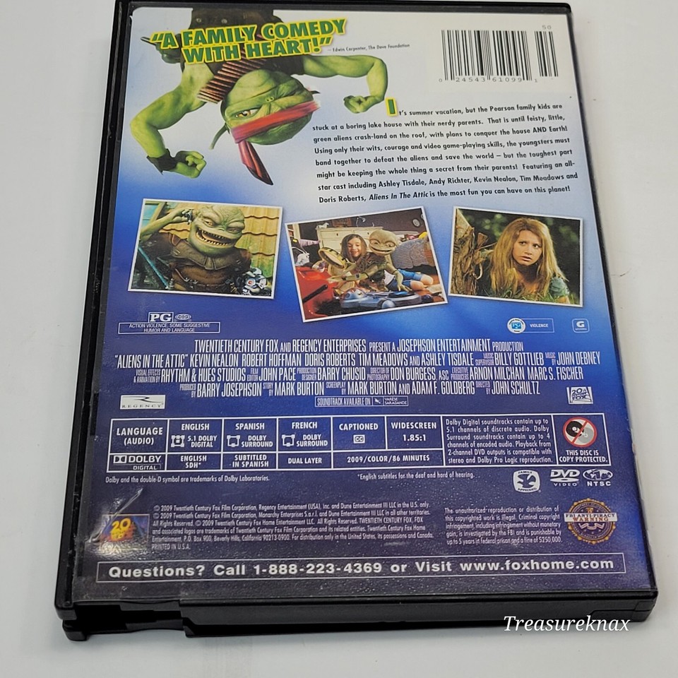 Aliens in the Attic - DVD movie family 24543610960| eBay