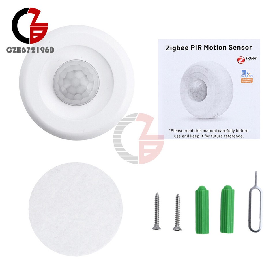 Zigbee PIR Motion Sensor Human Body Infrared Sensor Detector Alarm ...