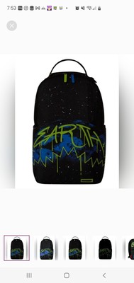 SprayGround EARTH DAY EVERY DAY GLOW SHARK BACKPACK | eBay
