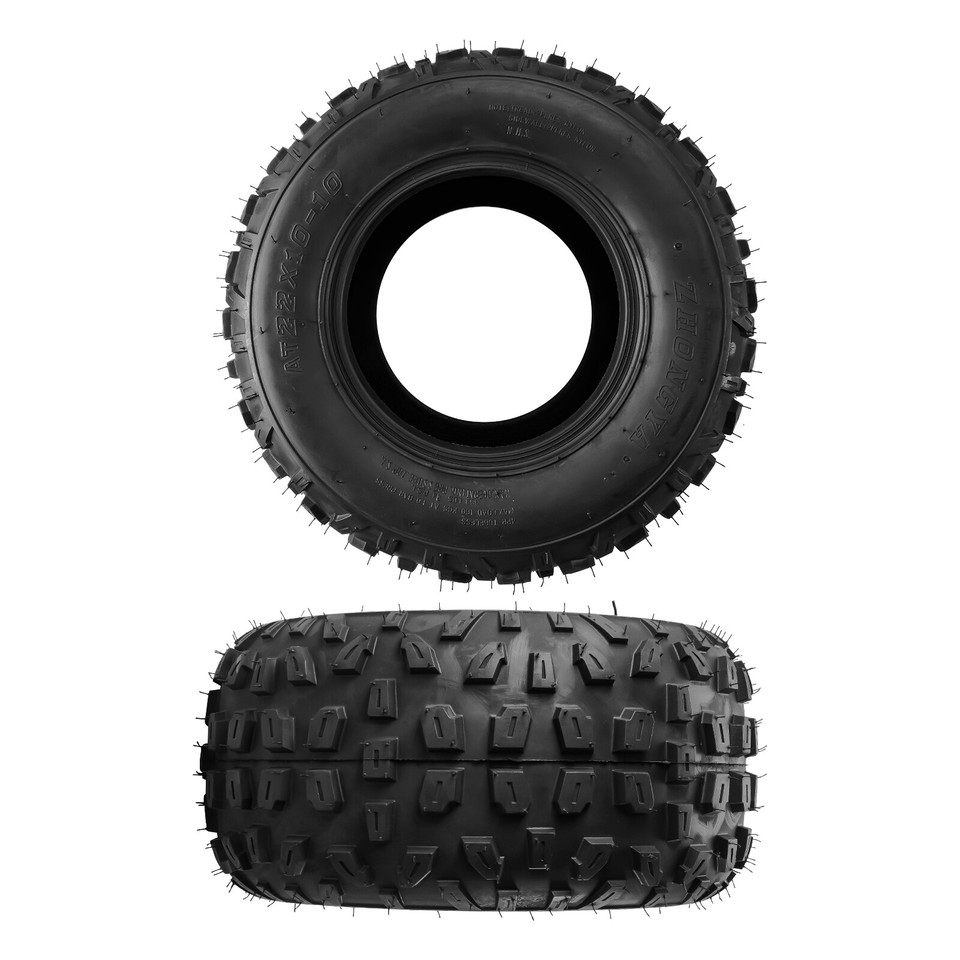 2*)22x10-10 ATV Tires 22x10x10 4PR All Terrain Heavy Duty Replace Tyre ...