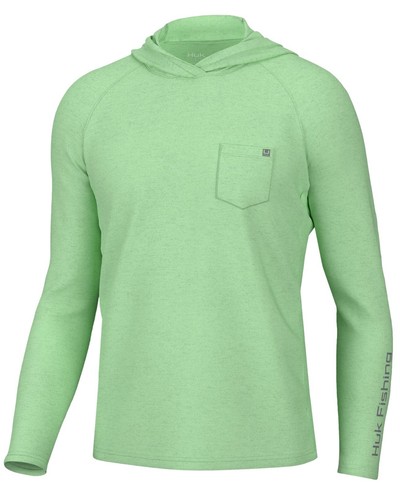 Huk Waypoint Hoodie Men's Tech Sweatshirt, Patina, Medium | eBay