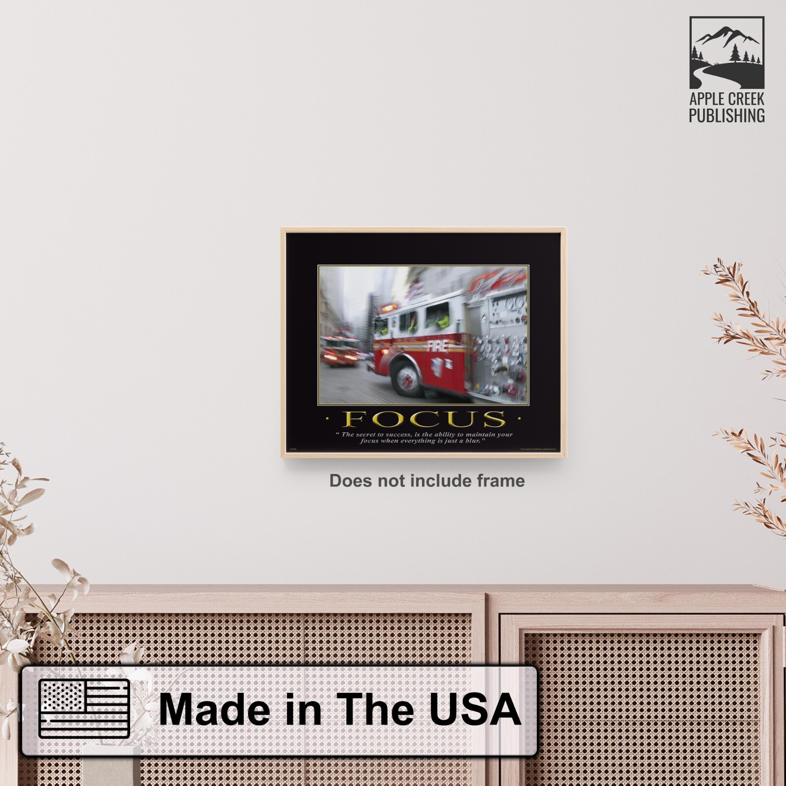 Volunteer Firefighting Motivational Poster Print Fireman Fire Station ...