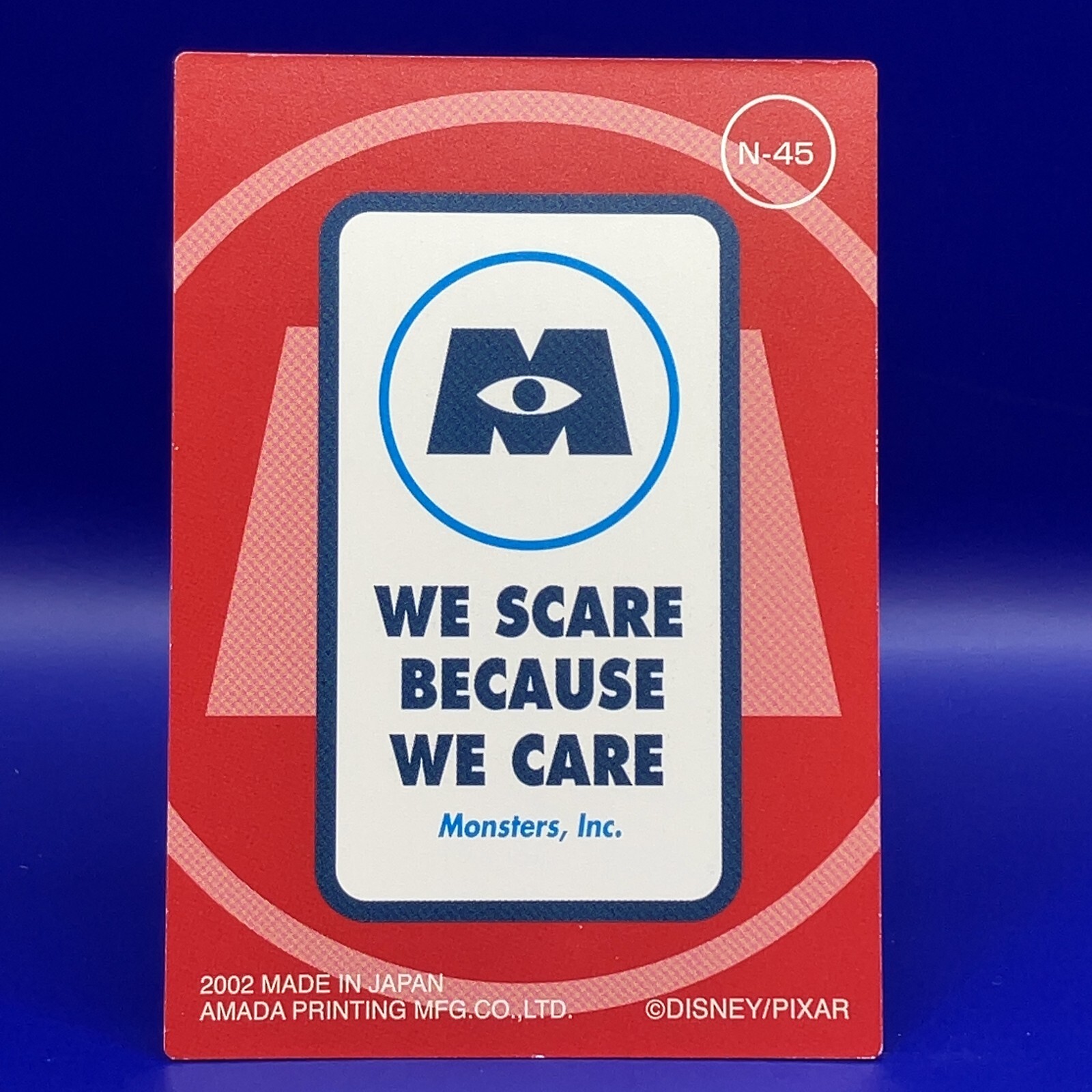 Disney Pixar Monsters Inc Amada Made In Japan Vintage Card 2002 TCG ...