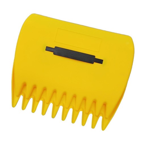 2X Garden Hand Leaf Rake Large Scoops Quick Removal Of Grass Leaves ...