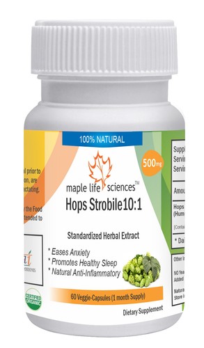 Hops Strobile Extract Capsules 10:1 Humulus Lupulus Hops Flavone ...