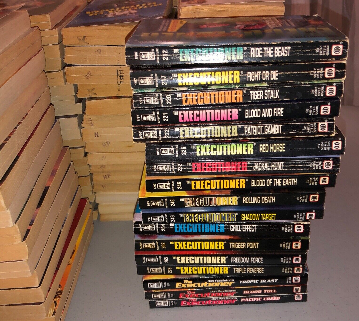 Mack Bolan The Executioner Don Pendleton Paperback Huge Lot of 172 ...