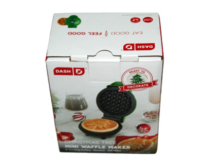 Dash Christmas Tree Mini Waffle Maker - 4" - Brand New In Box | eBay