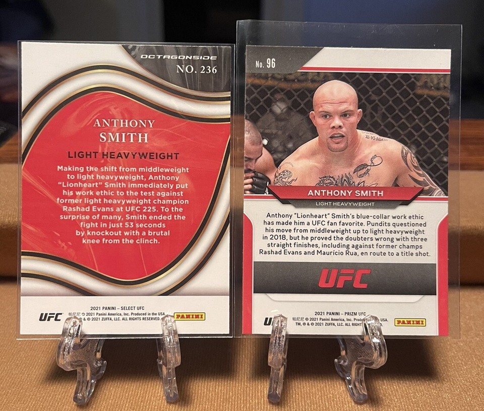 Anthony Lionheart Smith 2021 Prizm & Select UFC cards | eBay