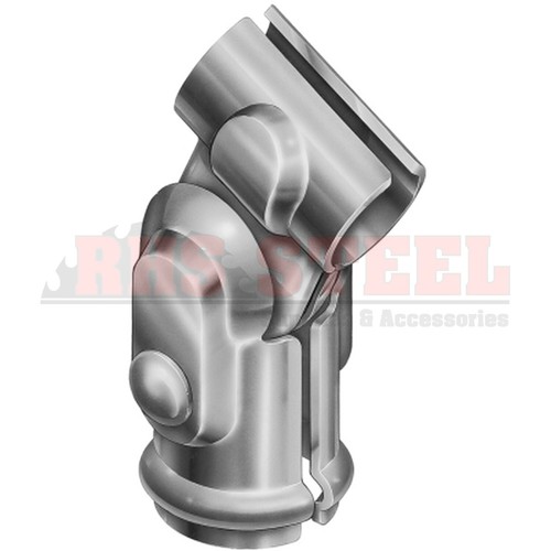 Adjustable Fencing Angle Rail Tee - Rail 25nb Post 40nb Galvanised Pipe ...