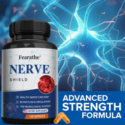 Nerve Shield Nerve Formula for Neuropathy, Nerve Function, Blood Flow ...
