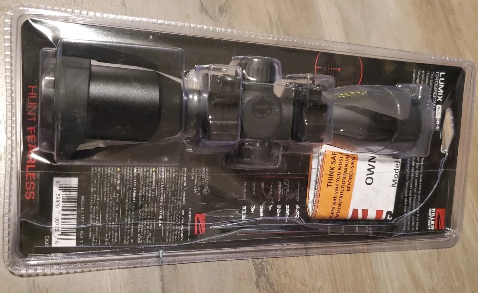 Killer Instinct LUMIX 4x32 Crossbow Scope for sale online | eBay