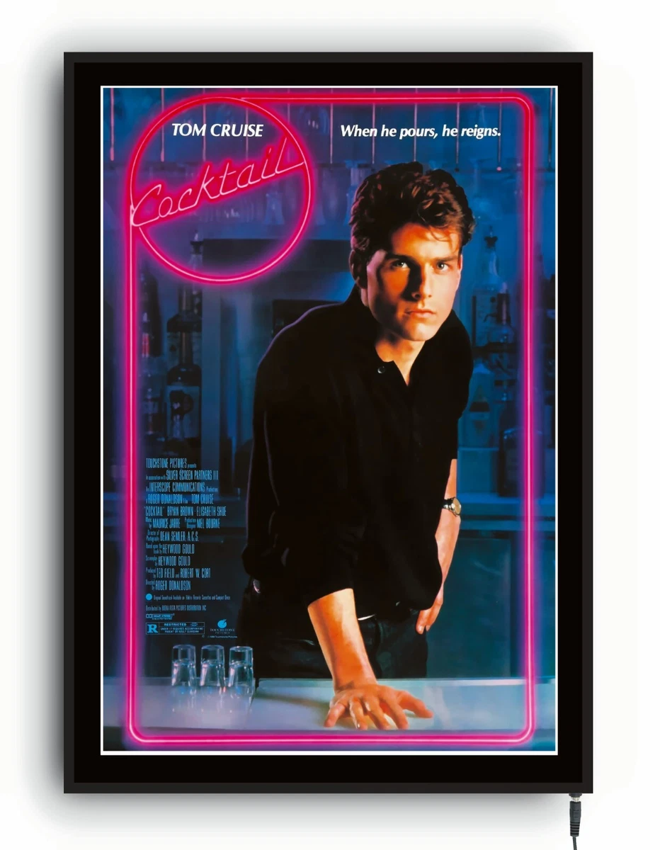 Cocktail Movie Poster Tom Cruise