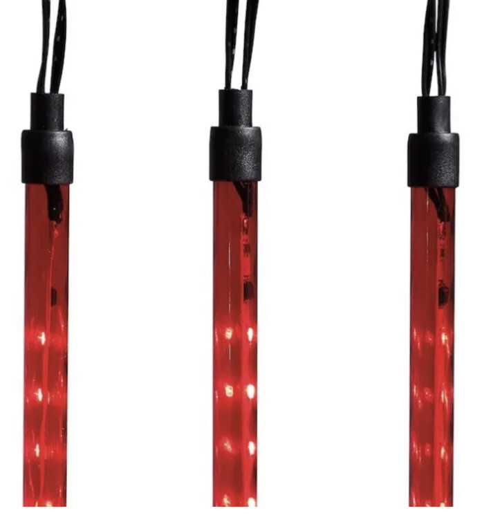 Haunted Living 7 ct LED Red Dripping String Lights Halloween 9 Ft (2 ...