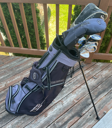 USKG Tour Series TS3 V5 66” 10-Club Set 4-PW+SW+3W+Driver w/Stand Bag ...