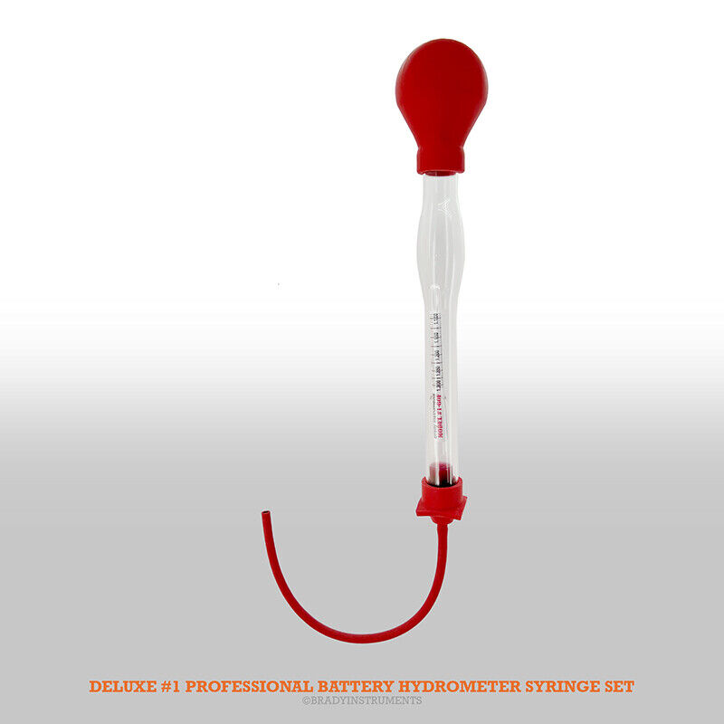 Deluxe #1 Professional Battery Hydrometer Syringe Set, #1 Set, #11 Set ...