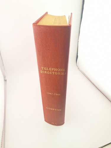 Compton Telephone Directory 1947-1948 | eBay
