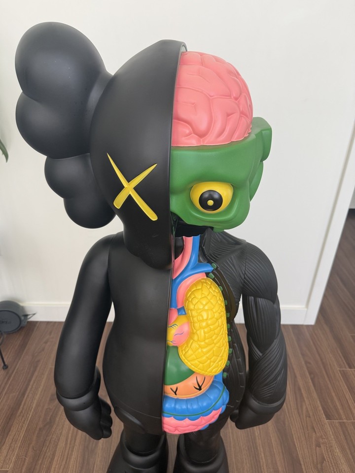 KAWS Companion Dissected Black Version KAWS Companion Dissected Figure ...