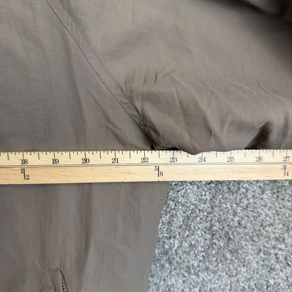 Outdoor Voices Mens Beige Nylon Bomber Jacket Full Zip Casual Outerwear ...