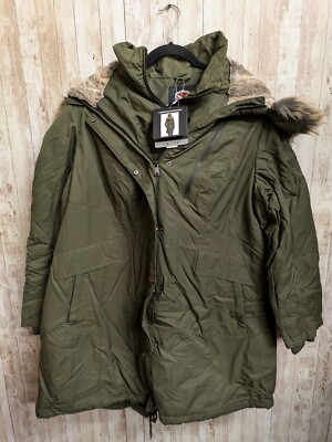 1 Madison Expedition Heritage Collection Ladies Parka Olive Green NWT ...