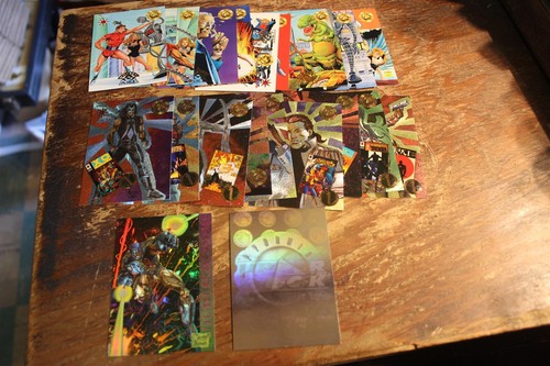 VALIANT ERA UPPER DECK INSERT SETS U1-9 PA1-9 SP1 + VALIANT PYRAMID ...