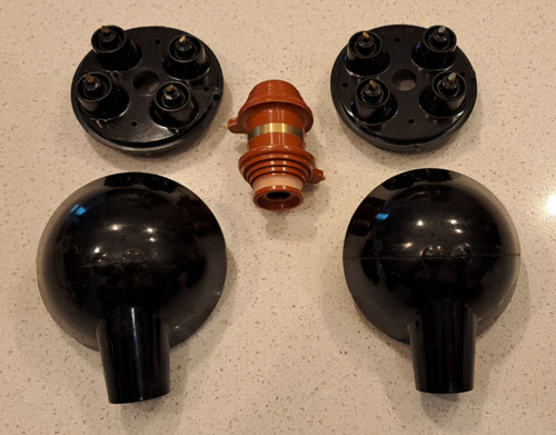 Ford Flathead 1937-41 divers bell distributor kit rotor inner and outer ...