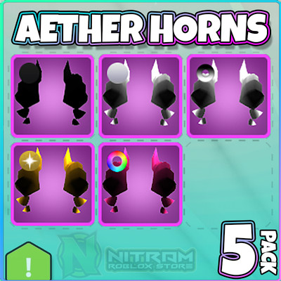 Roblox World Zero WZ - 5 Pack or Single Items - AETHER HORNS | eBay