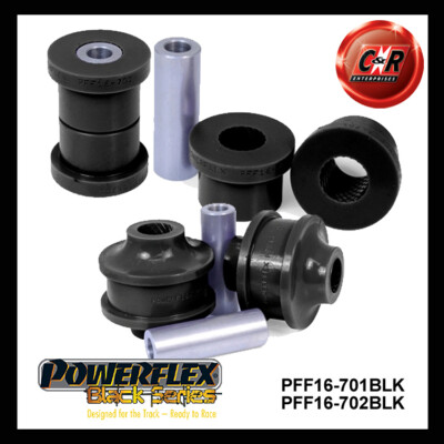 Powerflex Black FrArm Fr12mm+FrArmR Bushes For Stilo -04/08 PFF16-701BLK/702BLK | eBay UK