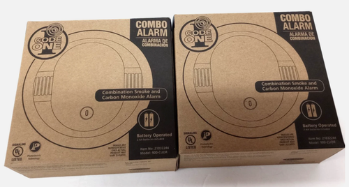 2-Pack Kidde 900-CUDR Code One Battery Powered Smoke & Carbon Alarm ...