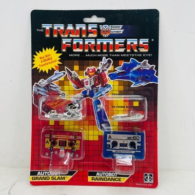 Transformers G1 Reissue Autobot Grand Slam & Raindance Action Figure ...
