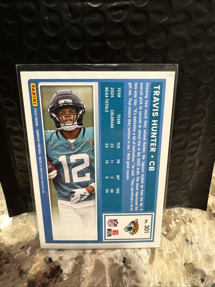 2025 Panini Donruss - Rated Rookie Travis Hunter #301 (RC) | eBay