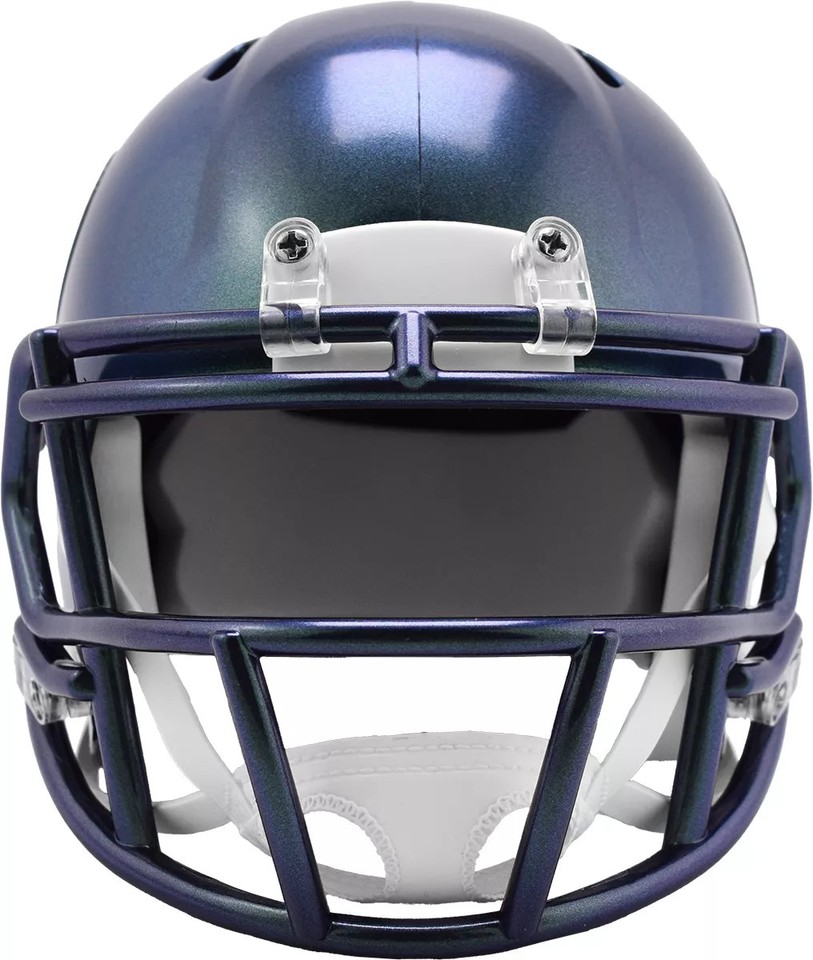 Unsigned Seattle Seahawks Metallic Green Rivalries Speed Mini Helmet | eBay