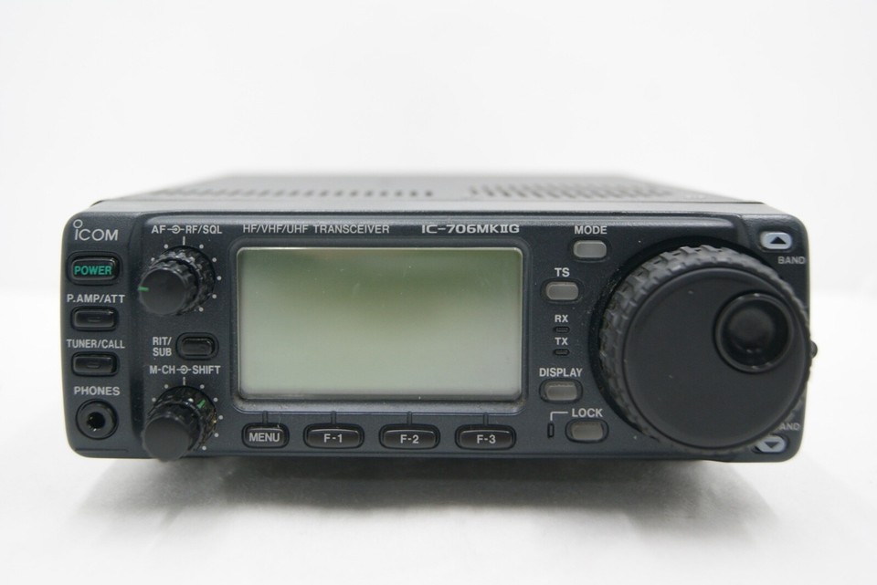 MARS MOD ICOM IC-706 MKIIGS HF/VHF/UHF Transceiver 10W/20W + Mic ...