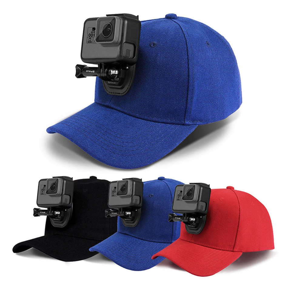 Baseball Hat with Mount Bracket Adjustable Canvas Sun Hat For DJI Osmo ...