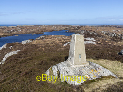 Photo 6x4 Trig point east of Loch Fada Arinagour An OS trig point ...