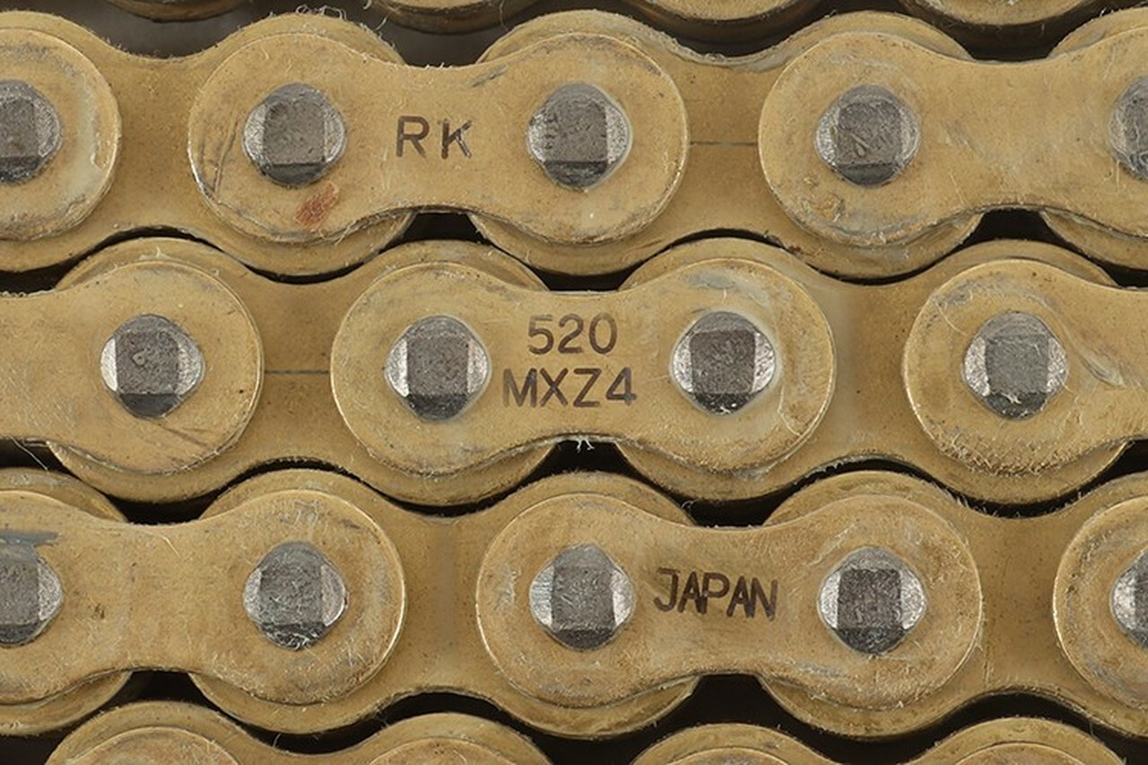 RK GB520MXZ5 Heavy Duty Gold MX Race Motocross Supercross Chain - 520 / ...