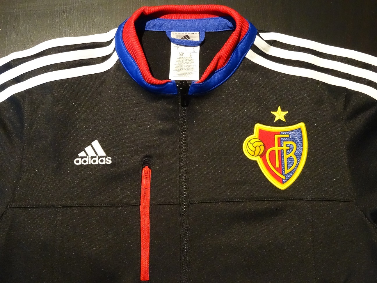 Adidas FC Basel Anthem Jacket Trainingsjacke Freizeitjacke Jacke ...