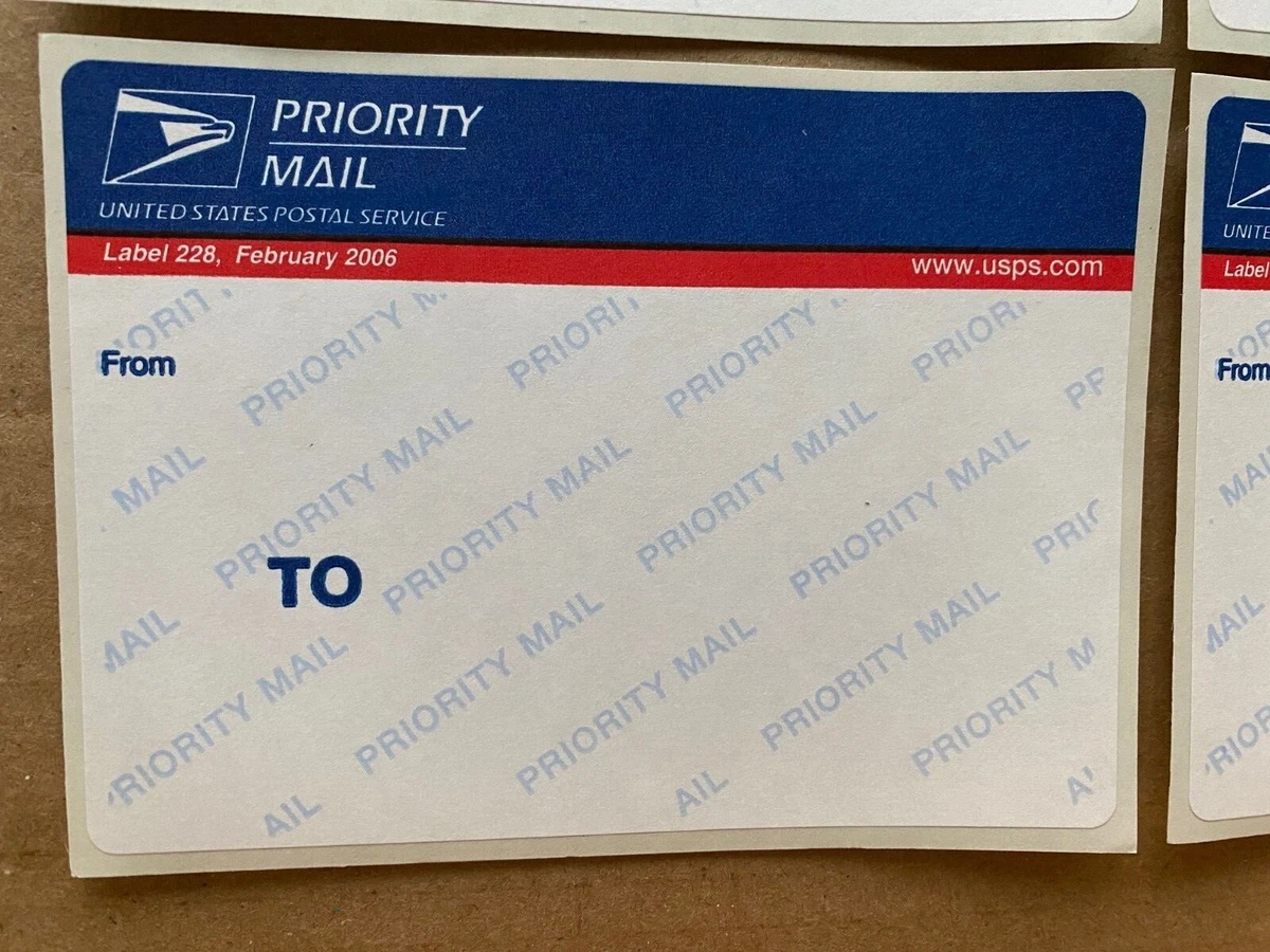 Priority Mail Sticker