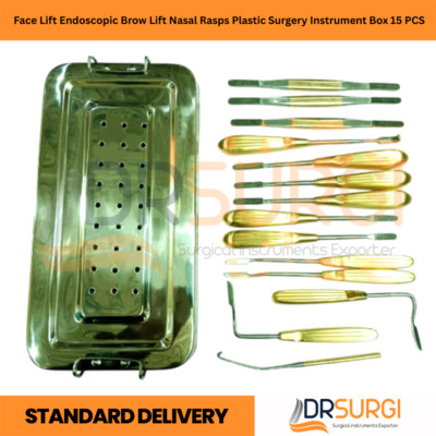 Face Lift Endoscopic Brow Lift Nasal Rasps Plastic Surgery Instrument ...